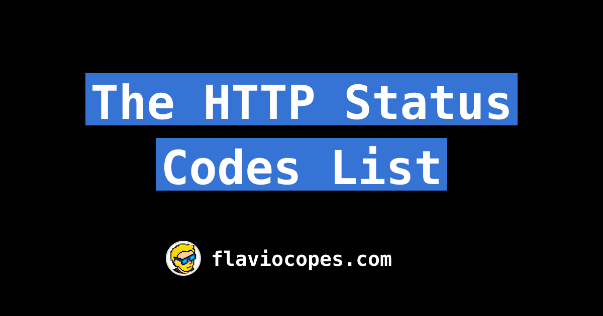 The HTTP Status Codes List