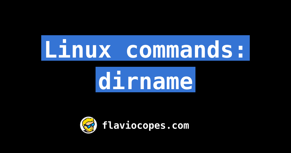 Linux commands: dirname