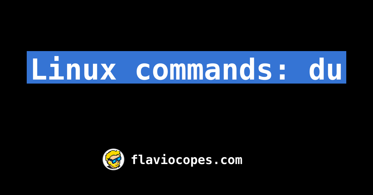Linux commands: du