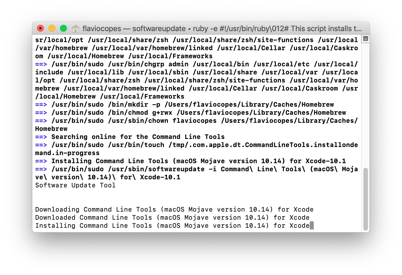 Configuring The MacOS Command Line
