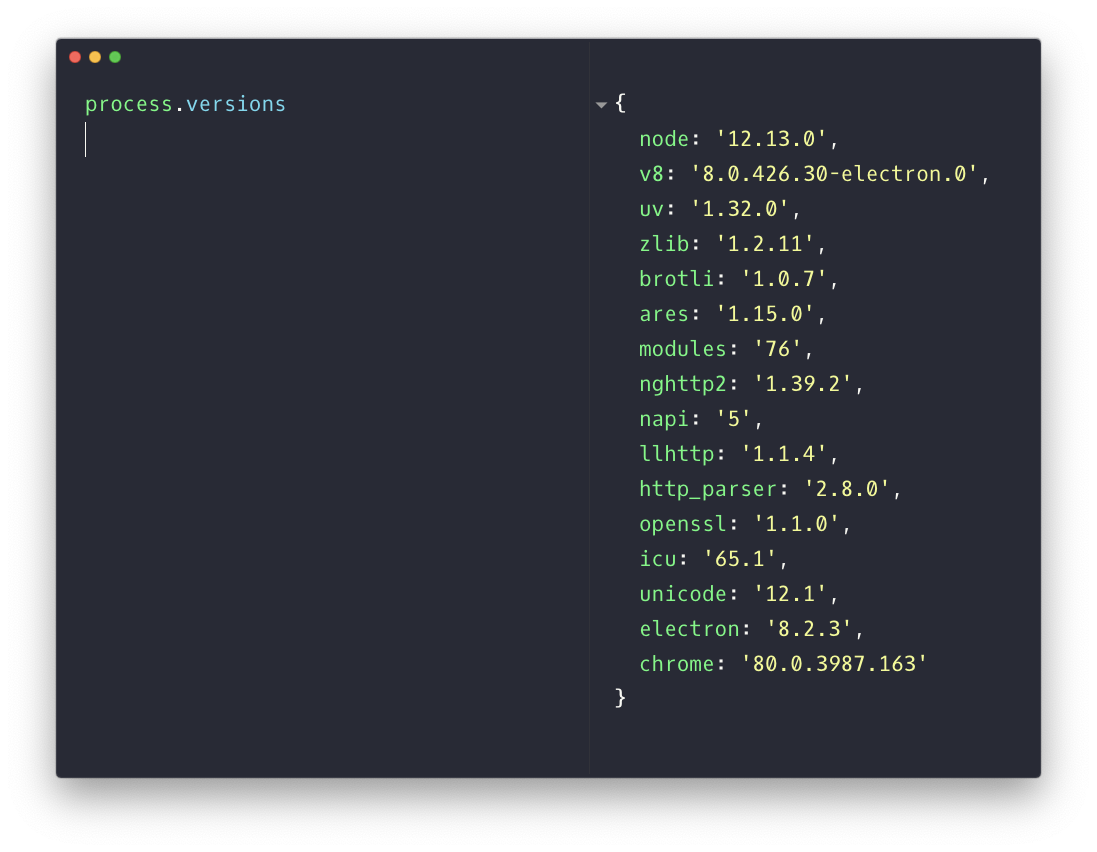 How To Check The Current Node js Version At Runtime