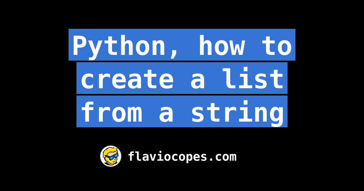 Python How To Create A List From A String
