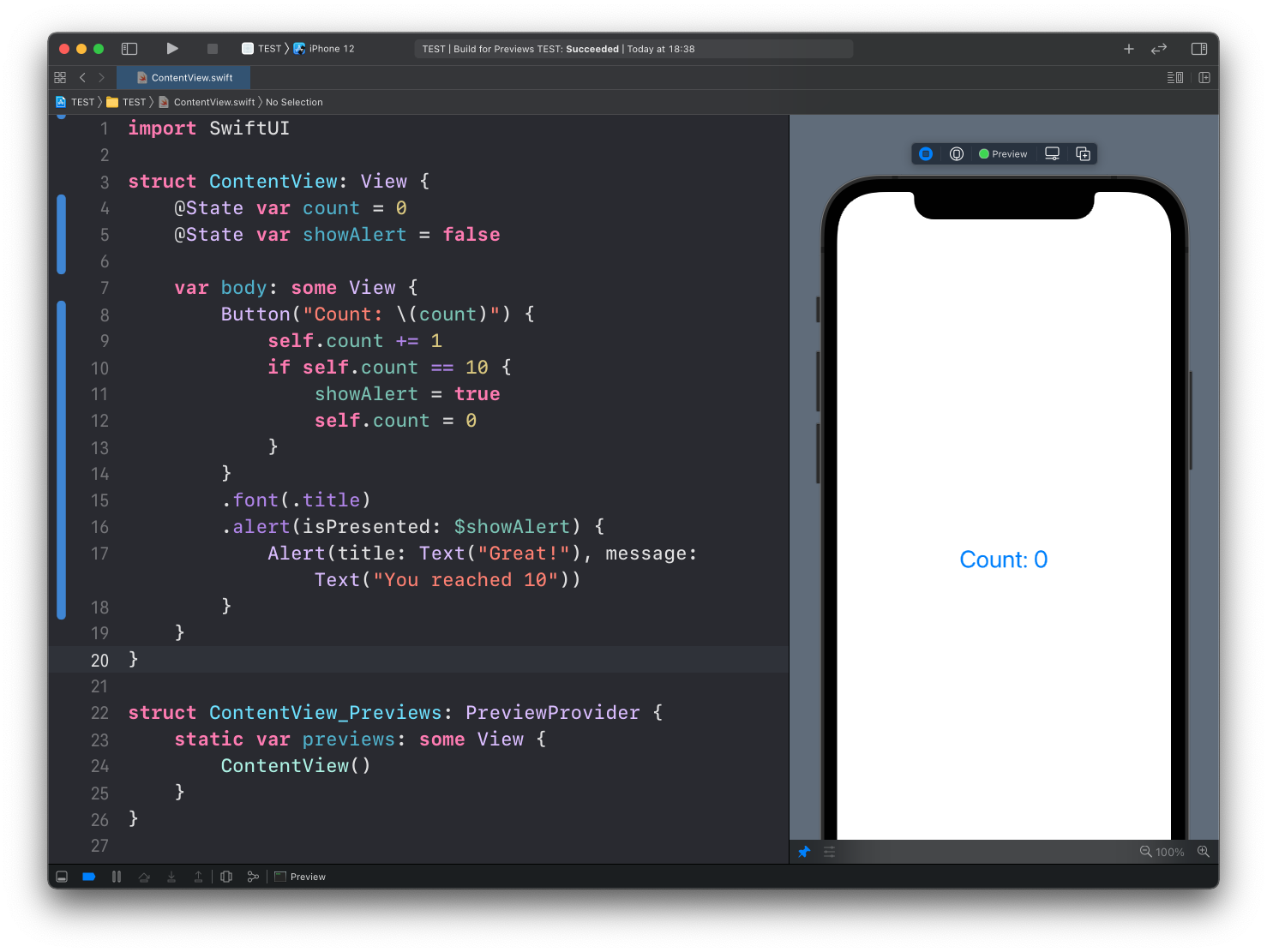 SwiftUI Alert Messages