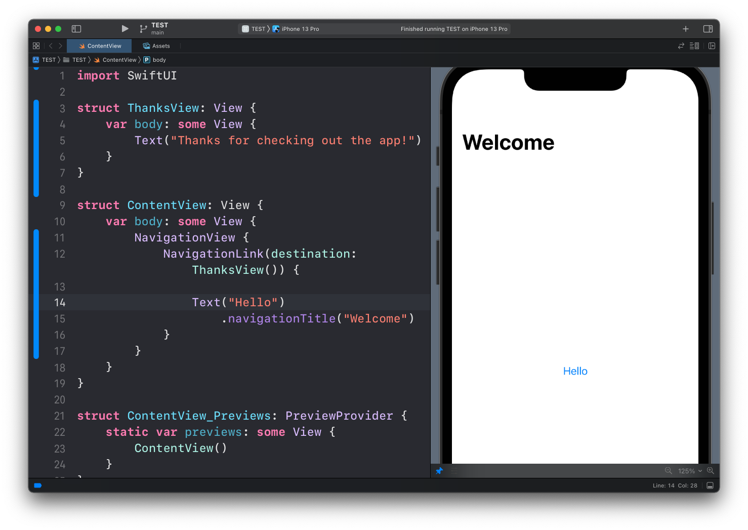 SwiftUI The NavigationView View